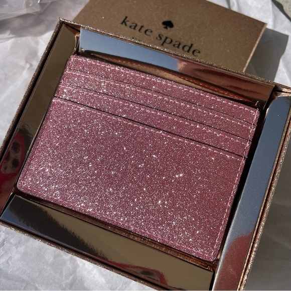 kate spade | Bags | Nwt Kate Spade Glitter Card Case | Poshmark